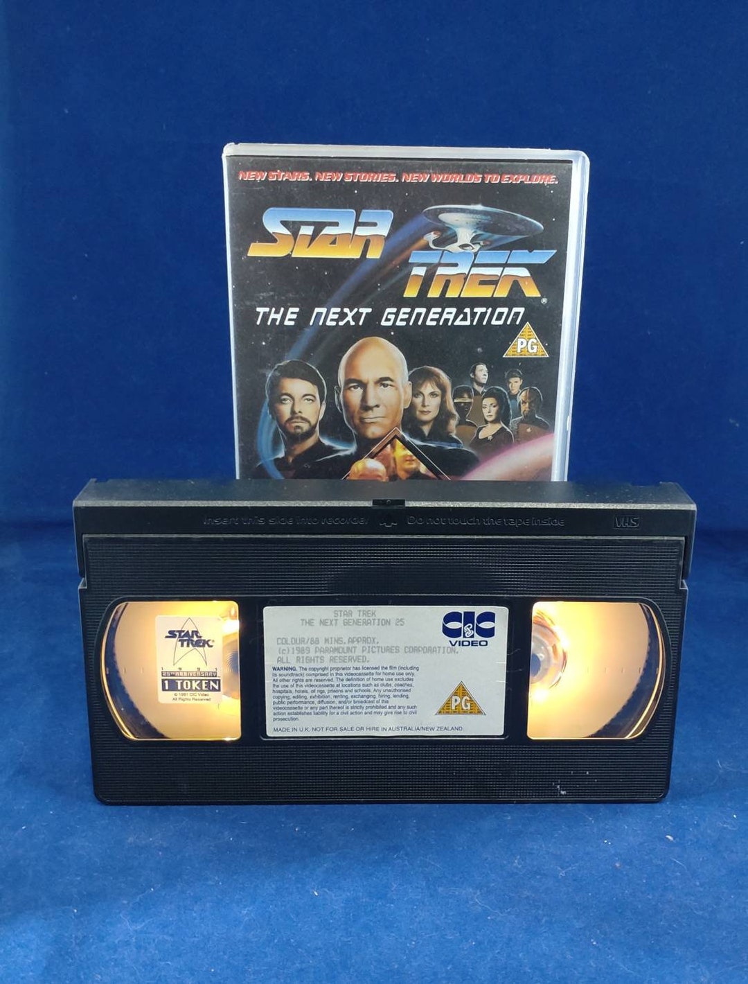 Star Trek TNG VHS Nightlight in Warm Yellow - Etsy
