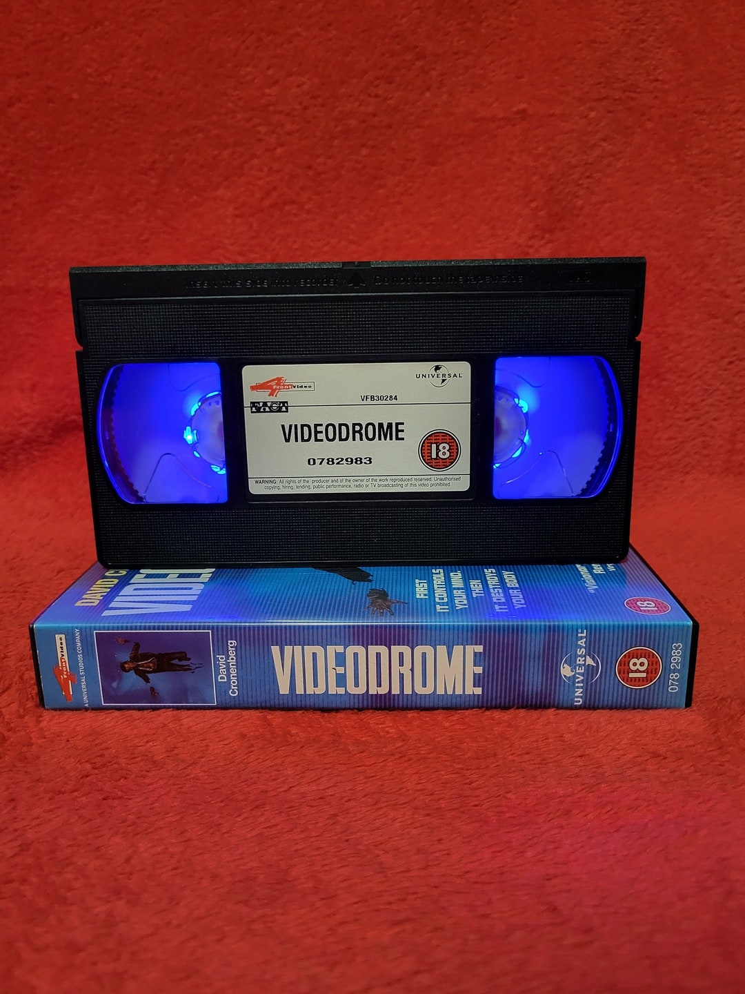 Videodrome VHS Nightlight in Blue - Etsy
