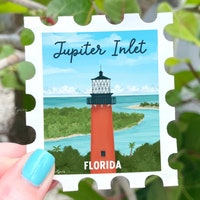 JUP Jupiter, Florida Oval Sticker - Etsy