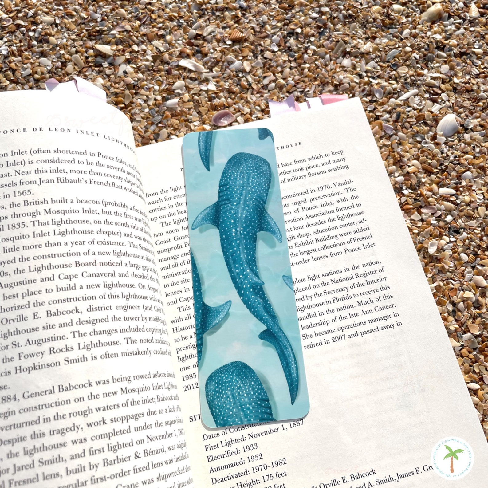 Whale Shark Bookmark: Ocean Marinelife Gift - Etsy