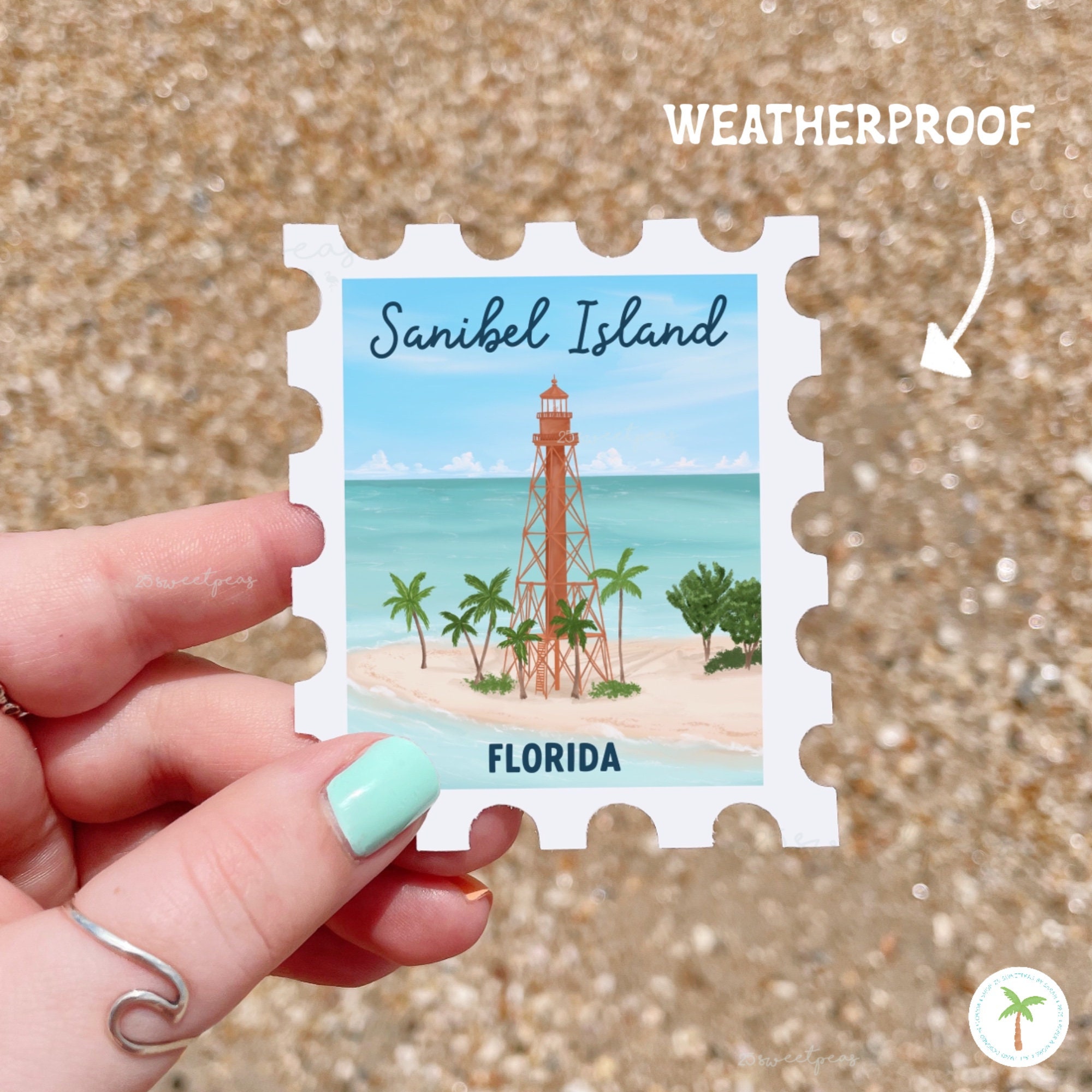 Sanibel Island Lighthouse Sticker Sanibel Captiva Florida - Etsy