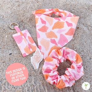 Oversized Conch Shell Scrunchie Shell Scrunchie Womens Hair - Etsy