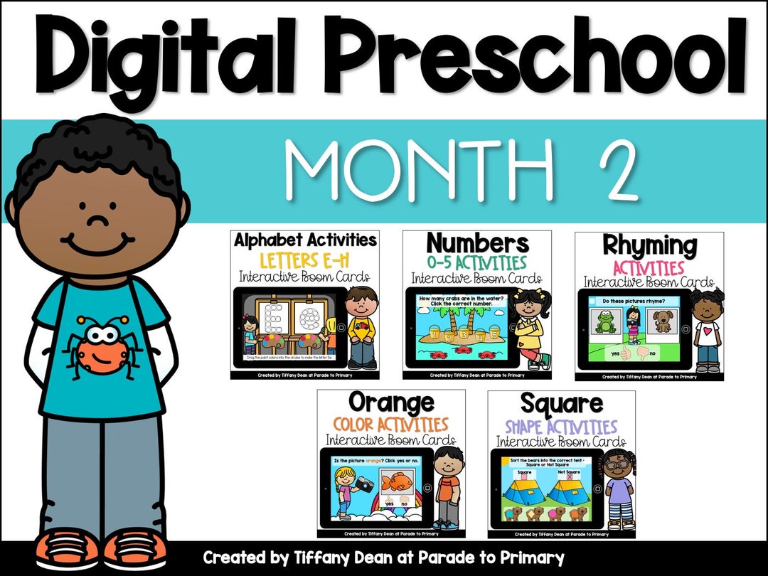 Digital Preschool Month 2 Preschool Curriculum Preschool Activities ...