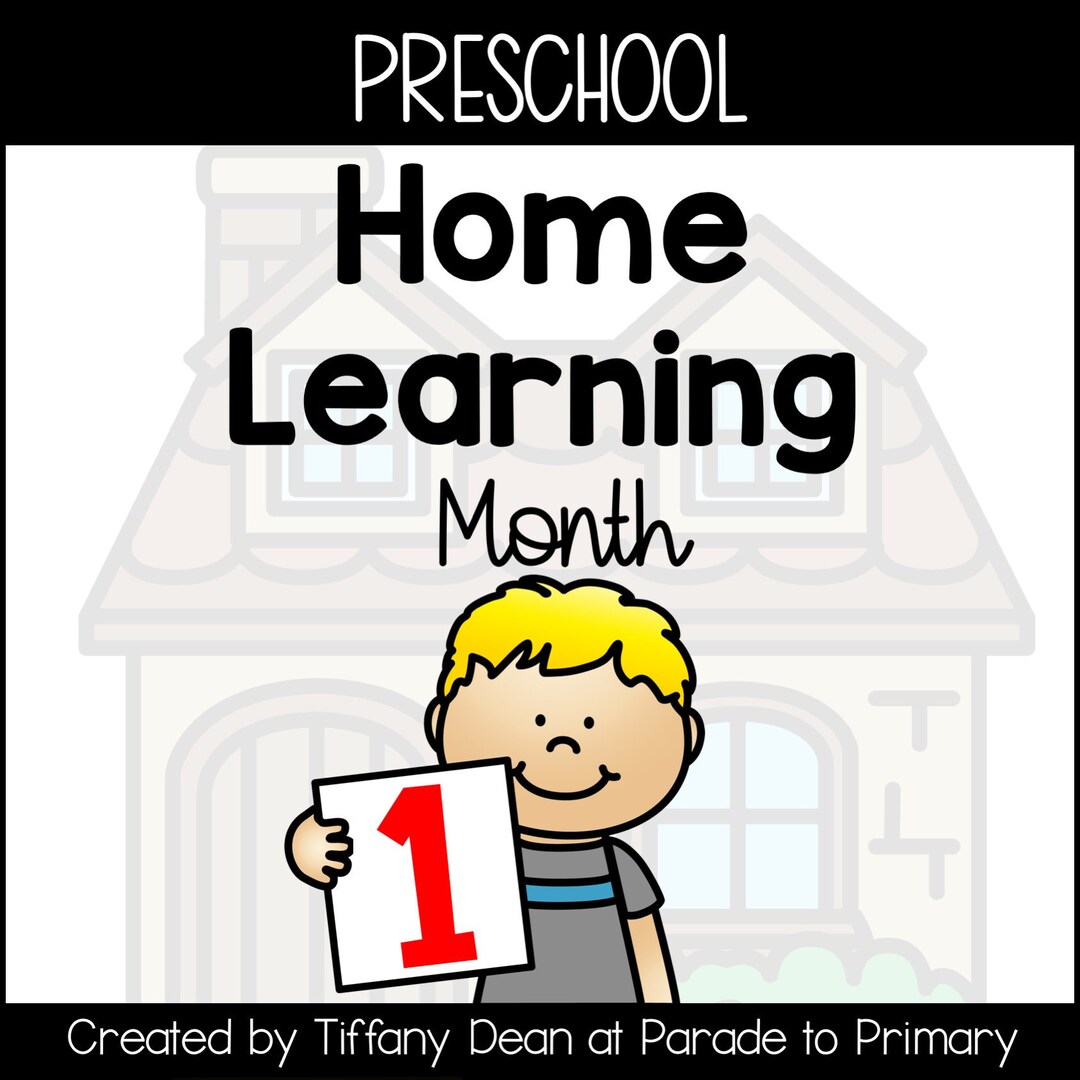 Preschool at Home Month 1 No Prep Home Learning Packets - Etsy