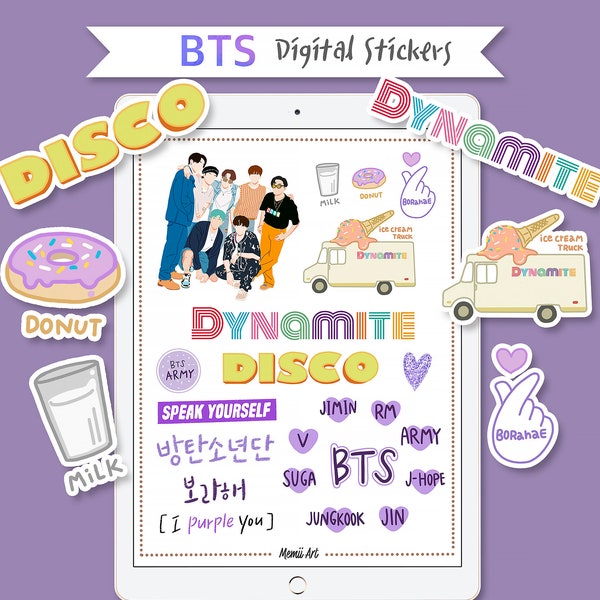 Bts Dynamite Sticker - Etsy