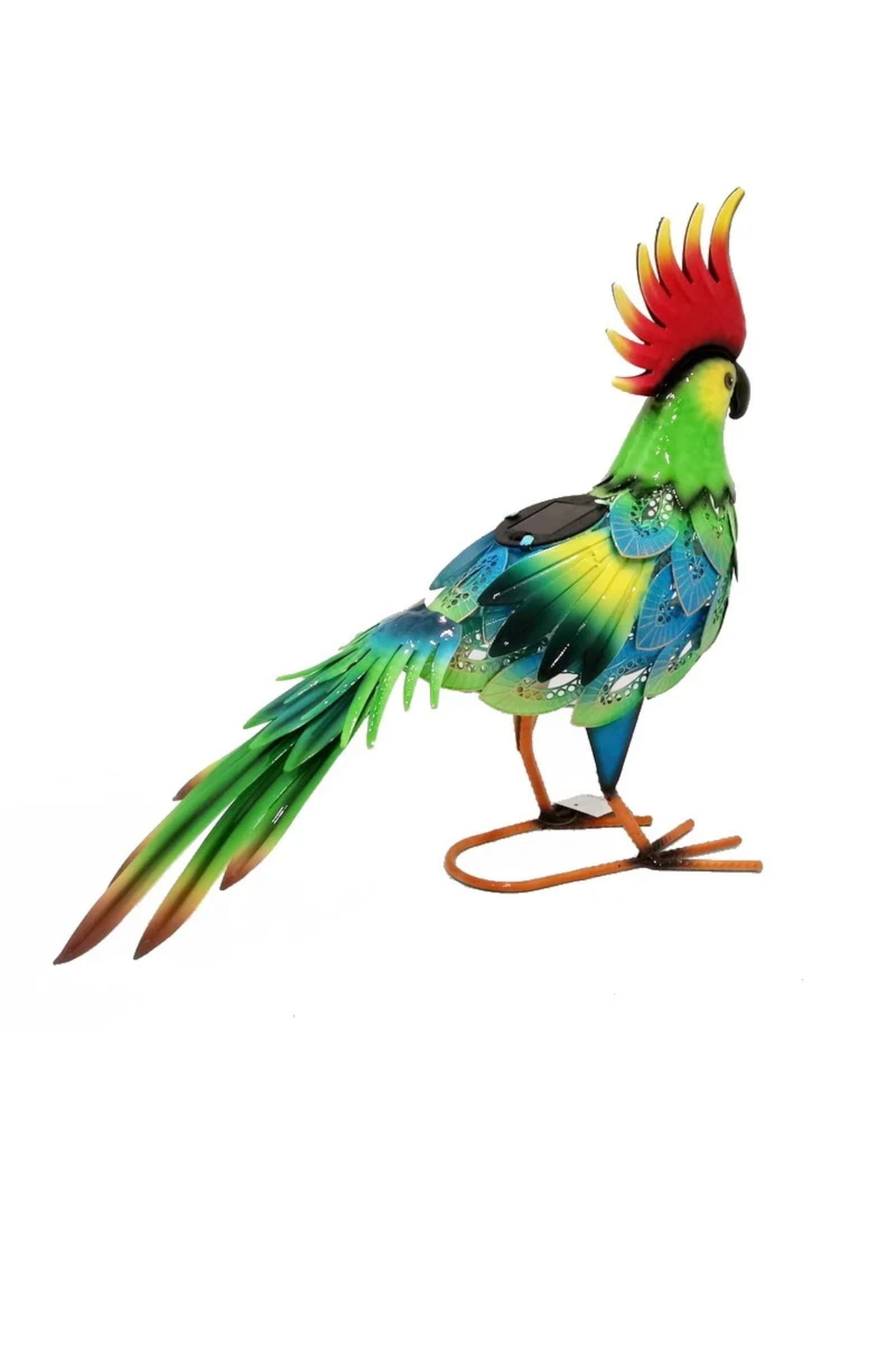 Parrot Bird Garden Decor With Solar Lighting - Etsy