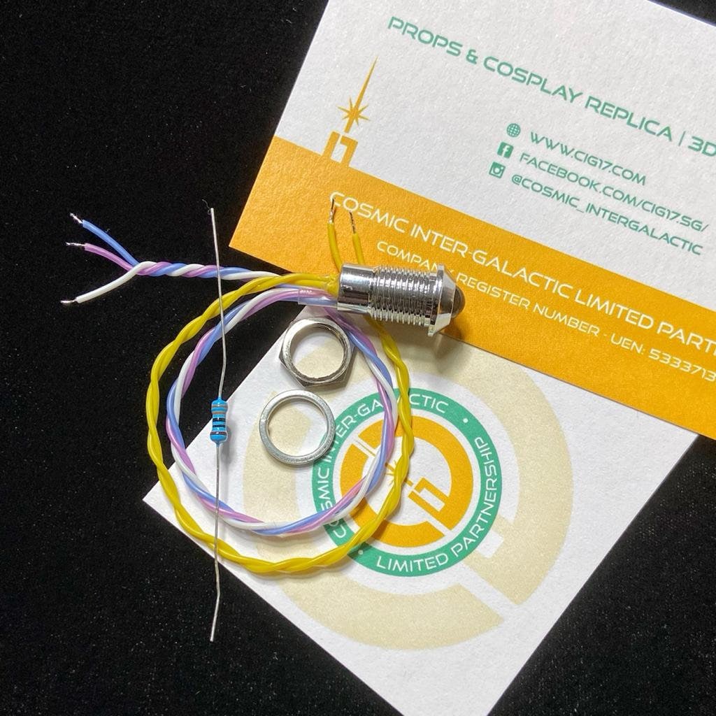 Neopixel Bezel Combination Momentary Switch With Crystal Clear 5mm Led ...