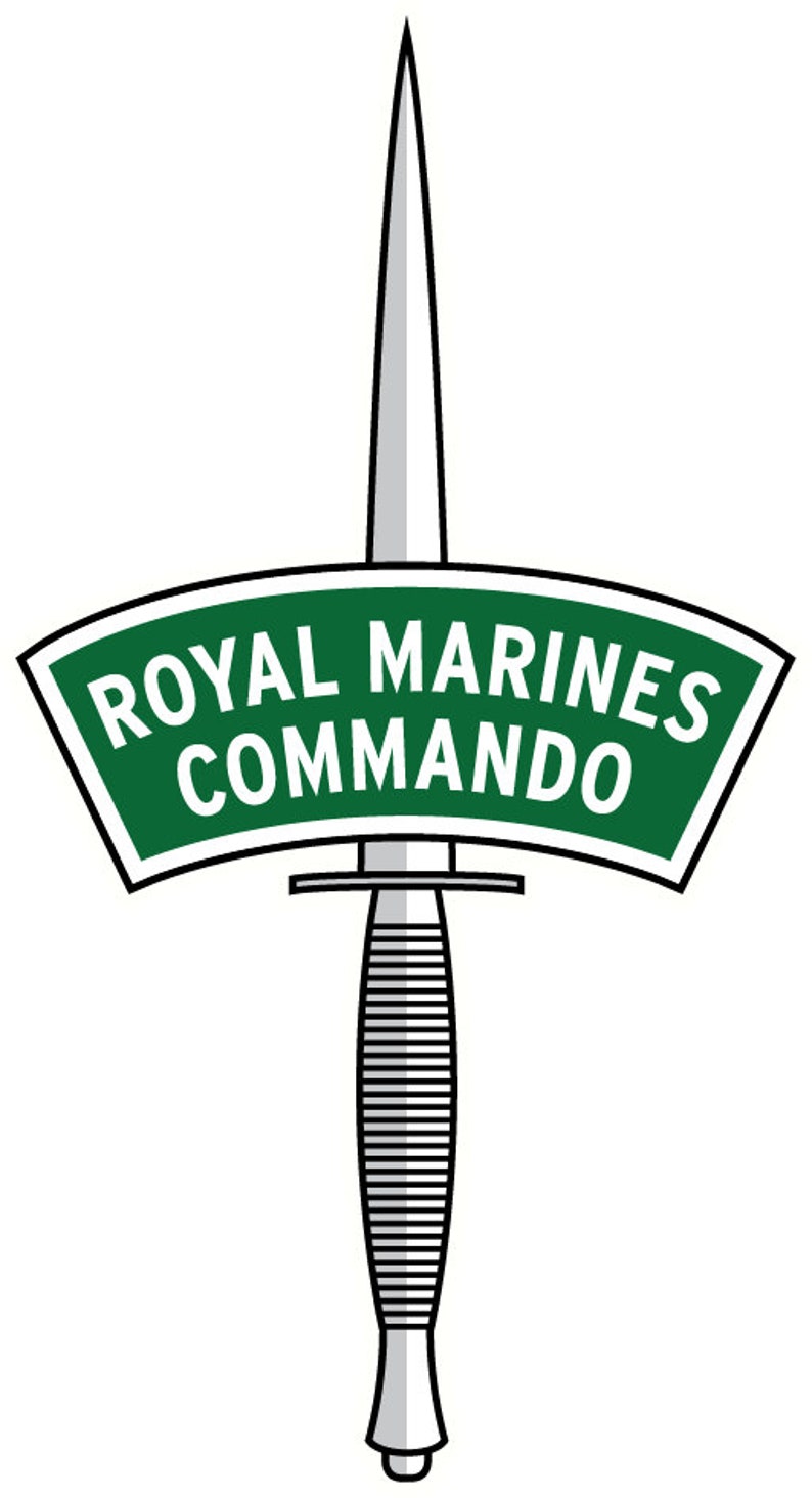 Royal Marines Commando Logo Insignia pegatina de vinilo | Etsy