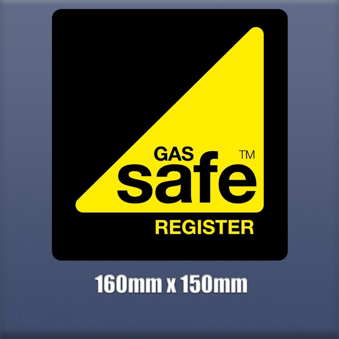 Sticker Gas Safe 160mm X 150mm Self Adhesive Vinyl Sticker S42 - Etsy
