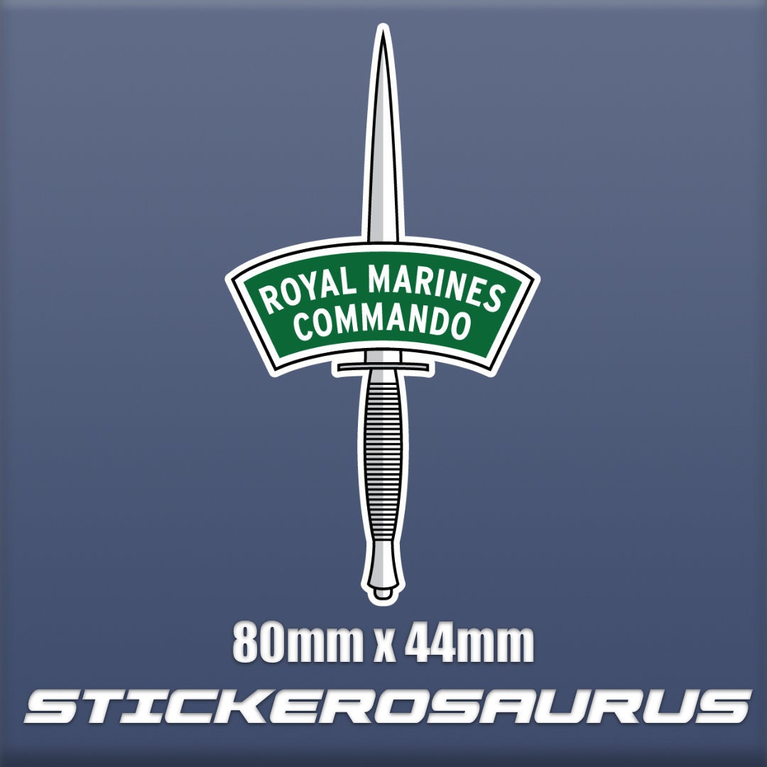 Royal Marines Commando Logo Badge Self Adhesive Vinyl | Etsy