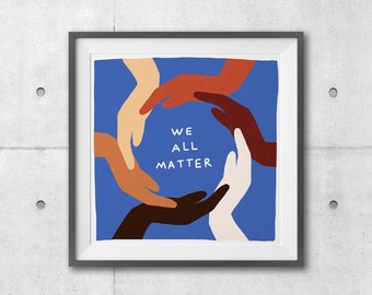 Anti Discrimination Poster - Etsy