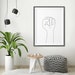 Fist Hand Prints, Line Art Poster, Printable Line Art, Minimal Fist ...