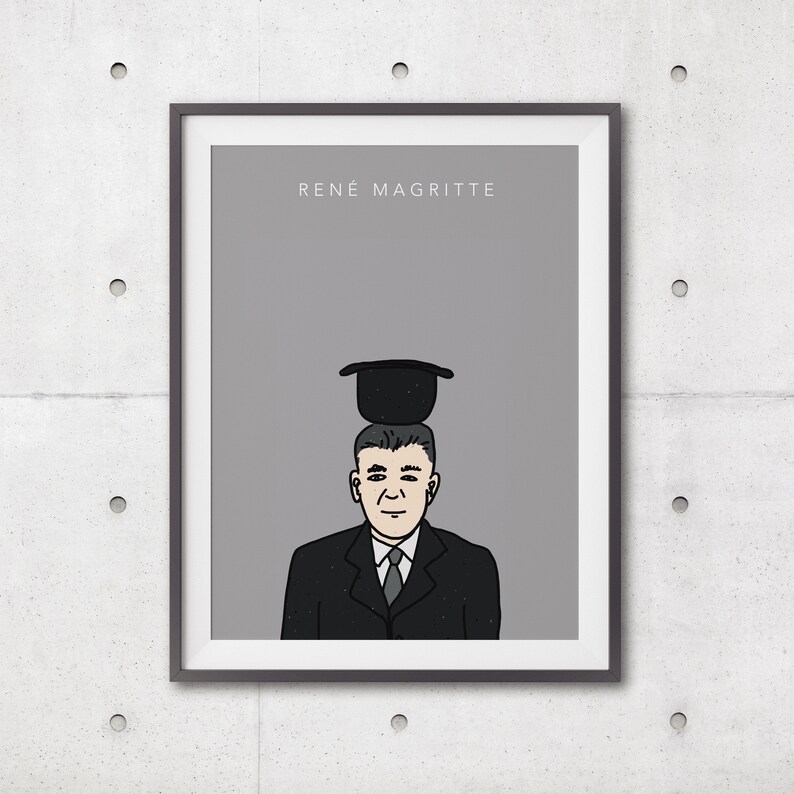 Rene Magritte Painting Printable Art, Printable Interior Poster,wall ...