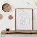 Mother Holding a Baby Print, Mother and Baby Wall Line Art, Printable ...