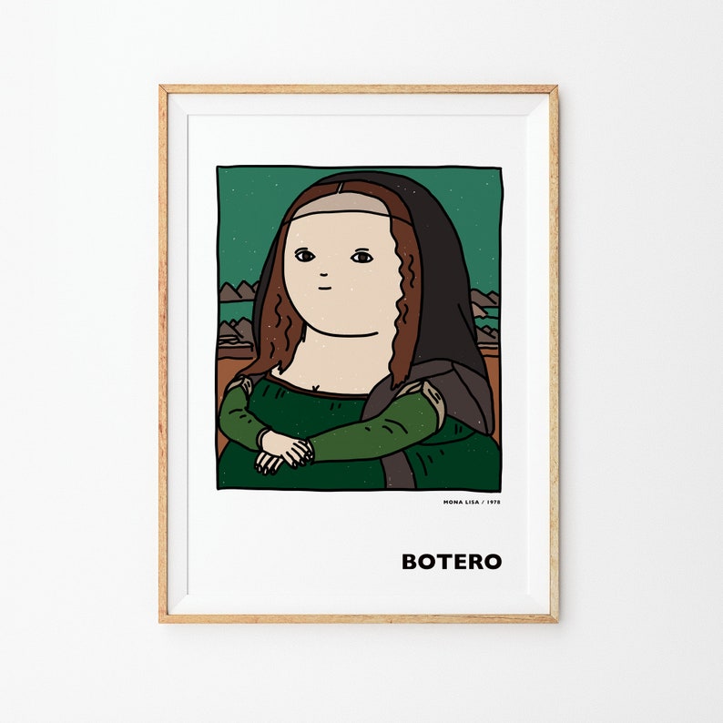 Fernando Botero Painting Printable Art, Printable Interior Poster, Wall ...