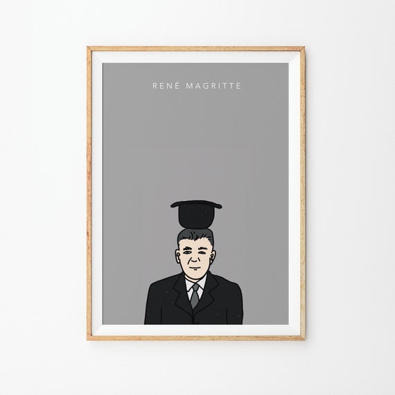 Rene Magritte Painting Printable Art Printable Interior - Etsy