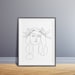 Pablo Picasso Line Drawing Print, Line Art Female Face, Printable ...