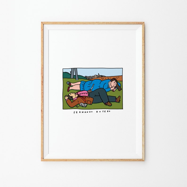 Fernando Botero Painting Printable Art, Printable Interior Poster, Wall ...