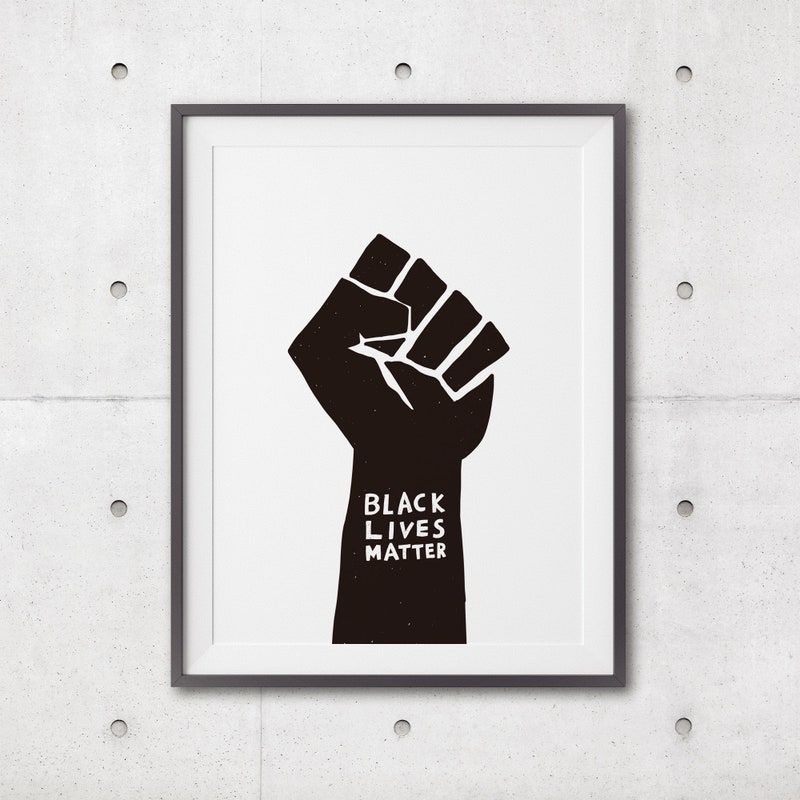 Anti Racism Poster - Etsy UK