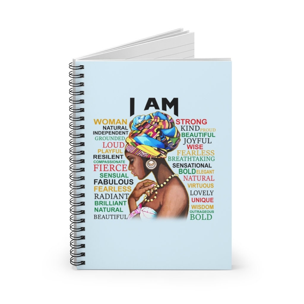 Black Woman Journal I AM Order Today - Etsy