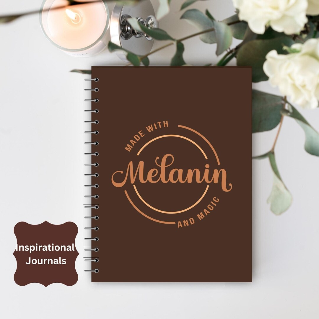 Black Woman Journal | Melanin | Journal for Women | Affirmation Journal ...