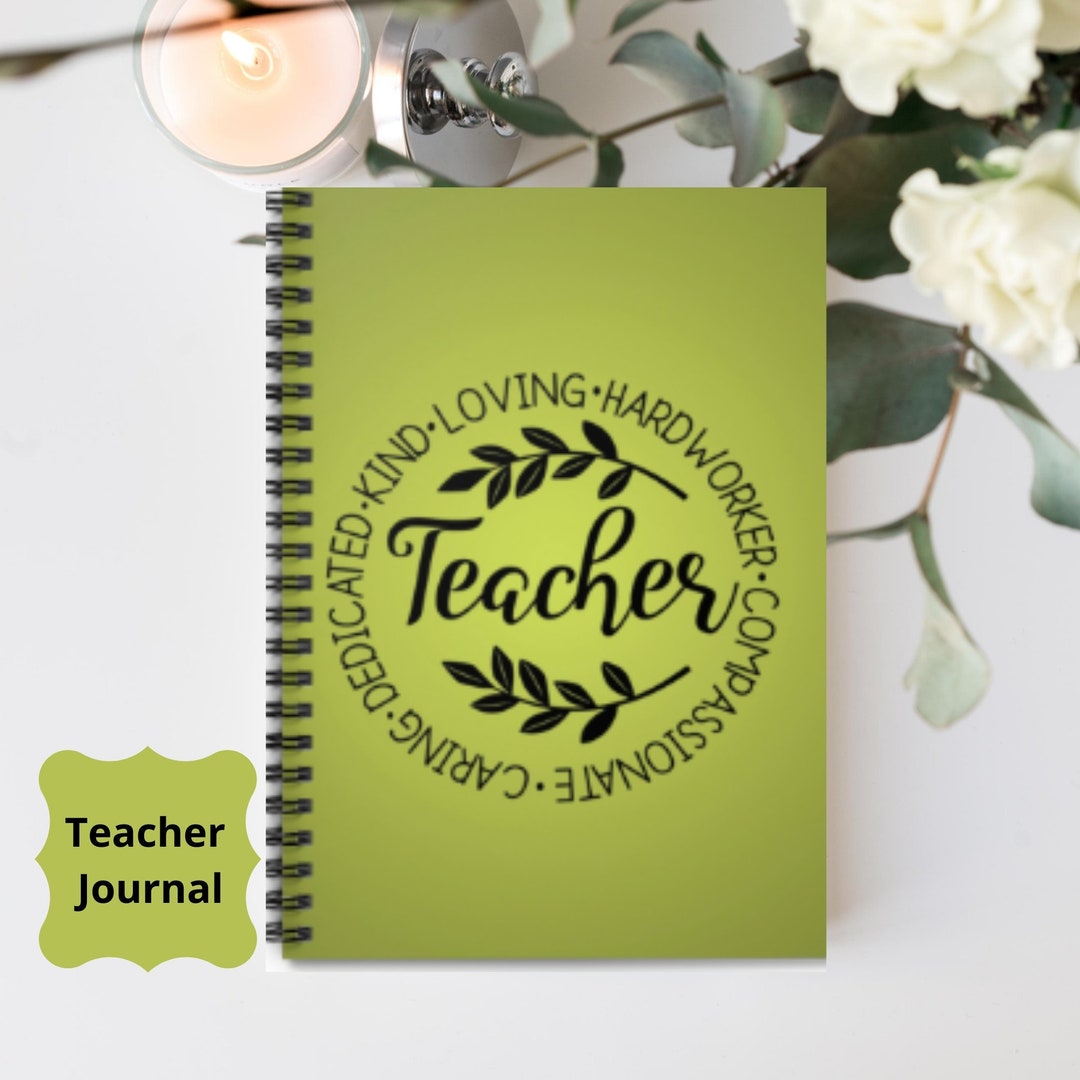 Teacher Notebook Teacher Journal Order Today - Etsy