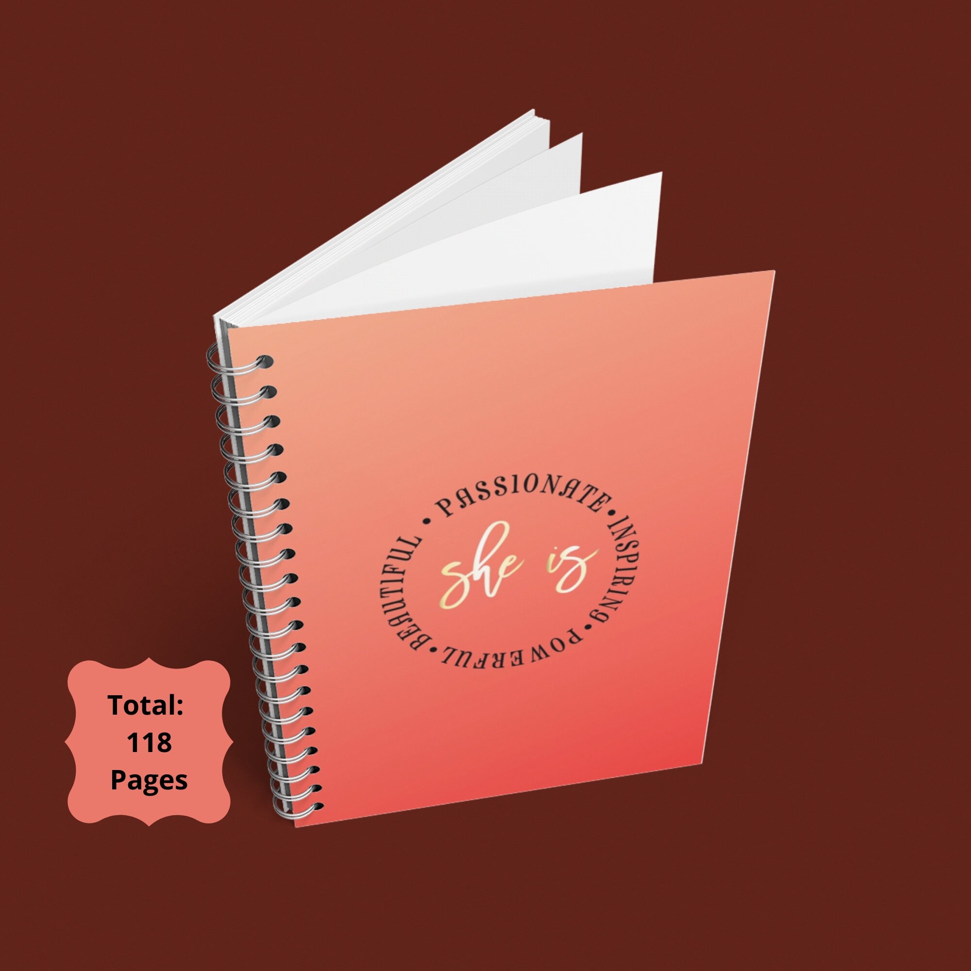 Woman Empowerment Affirmation Journal She is Order Today - Etsy