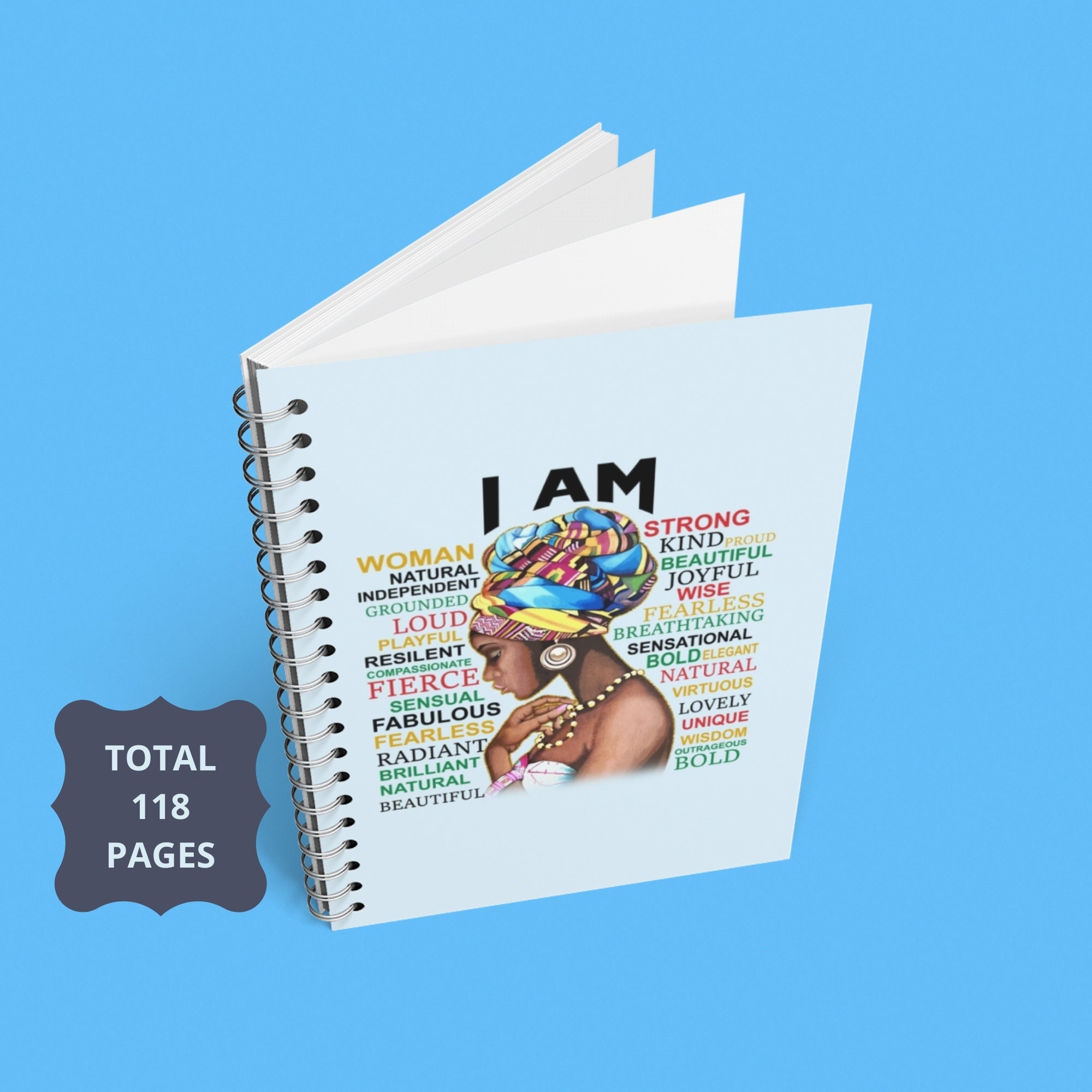 Black Woman Journal I AM Order Today - Etsy