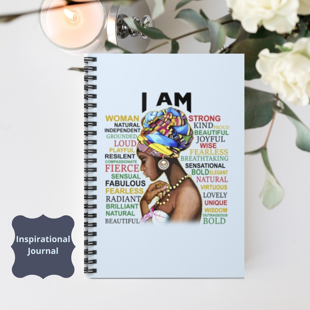 Black Woman Journal | I AM | Order Today! - Etsy
