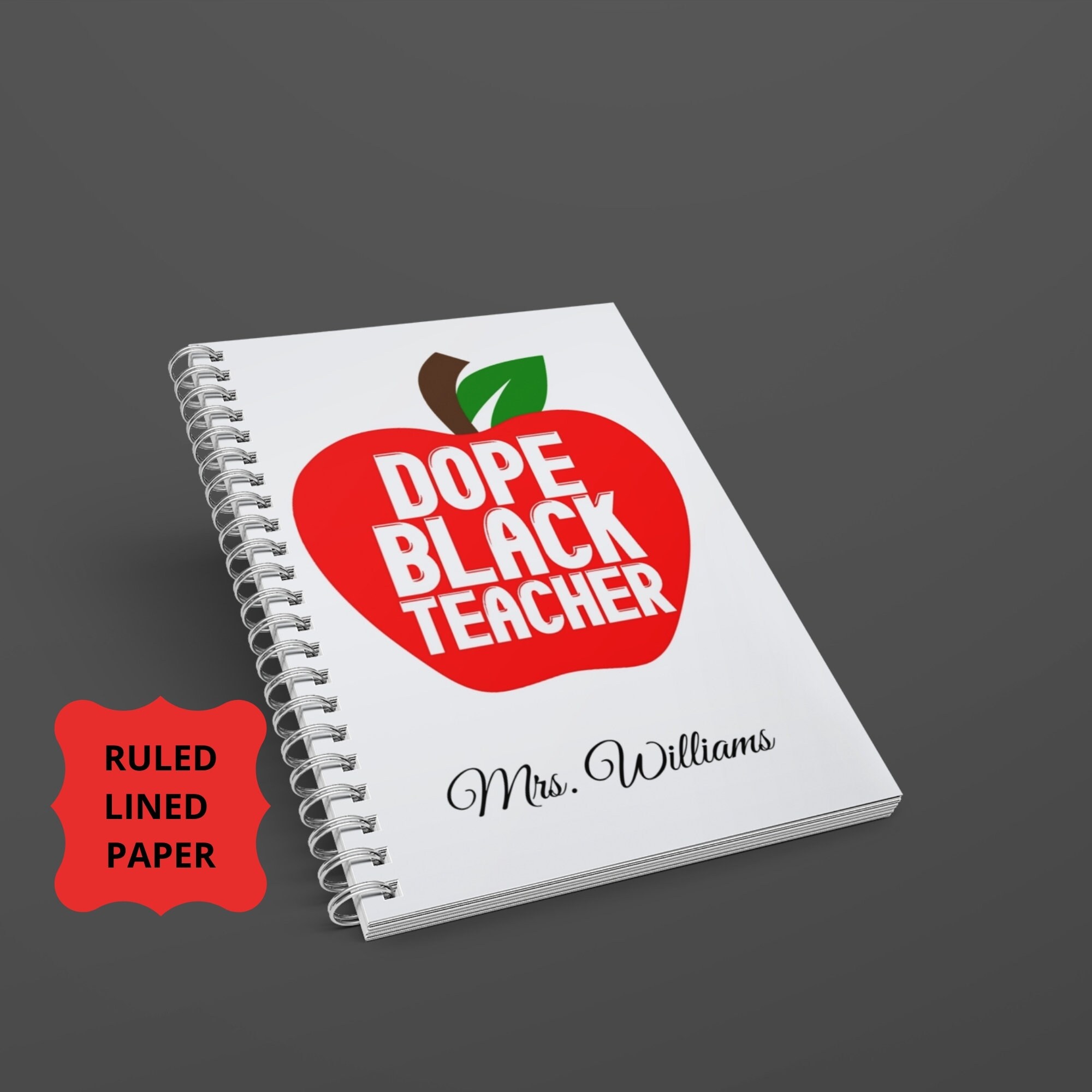 Dope Black Teacher Custom Notebook Order Today - Etsy