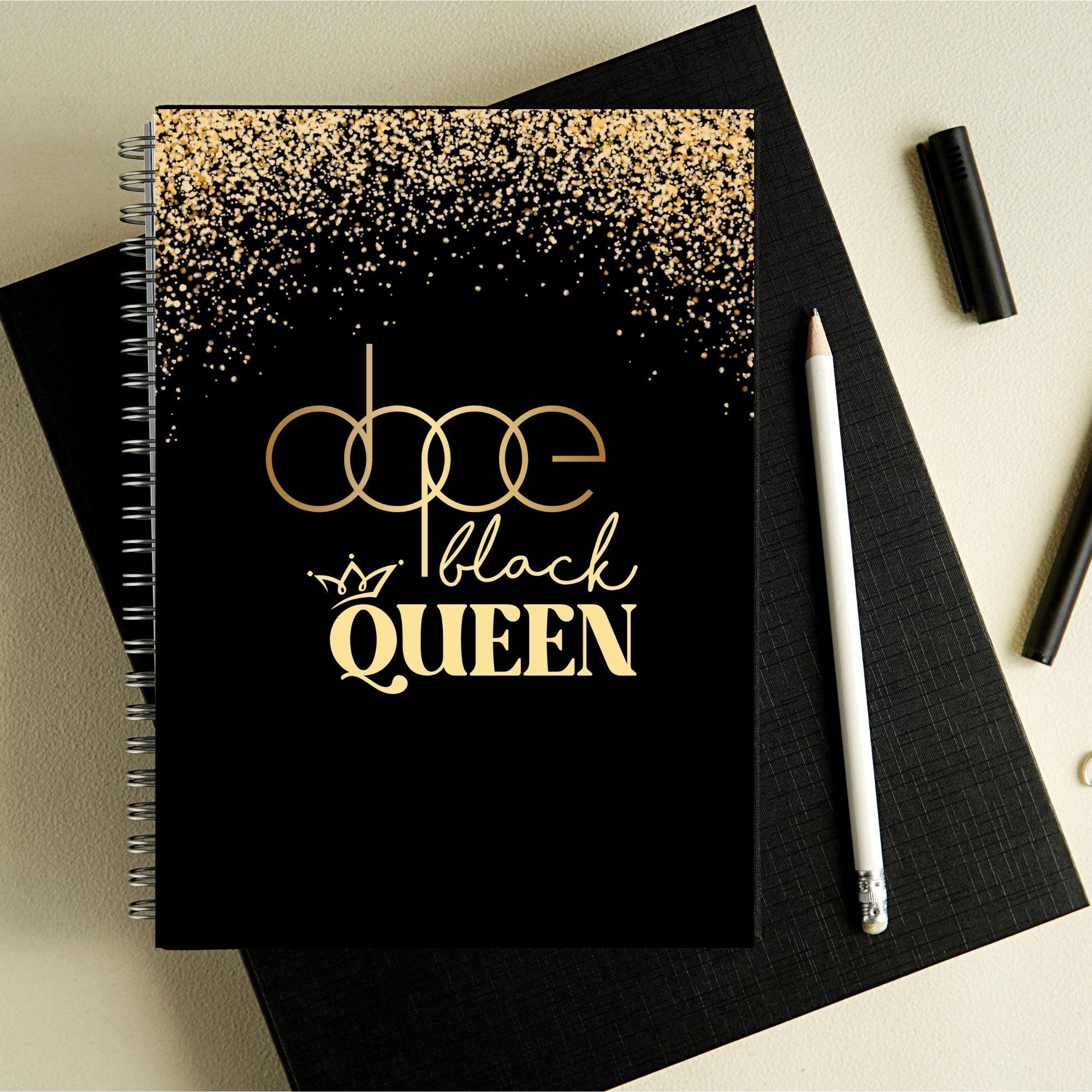 Black Woman Journal Dope Black Queen Journal for Women Affirmation ...