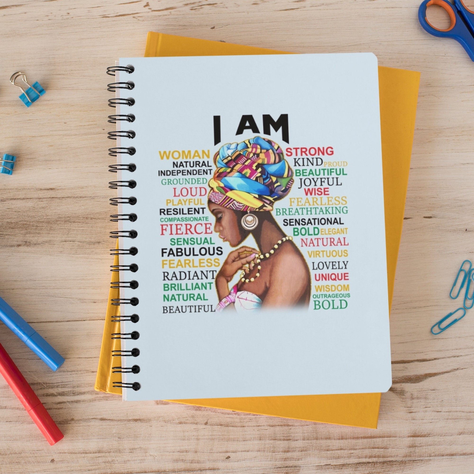 Black Woman Journal | I AM | Order Today! - Etsy