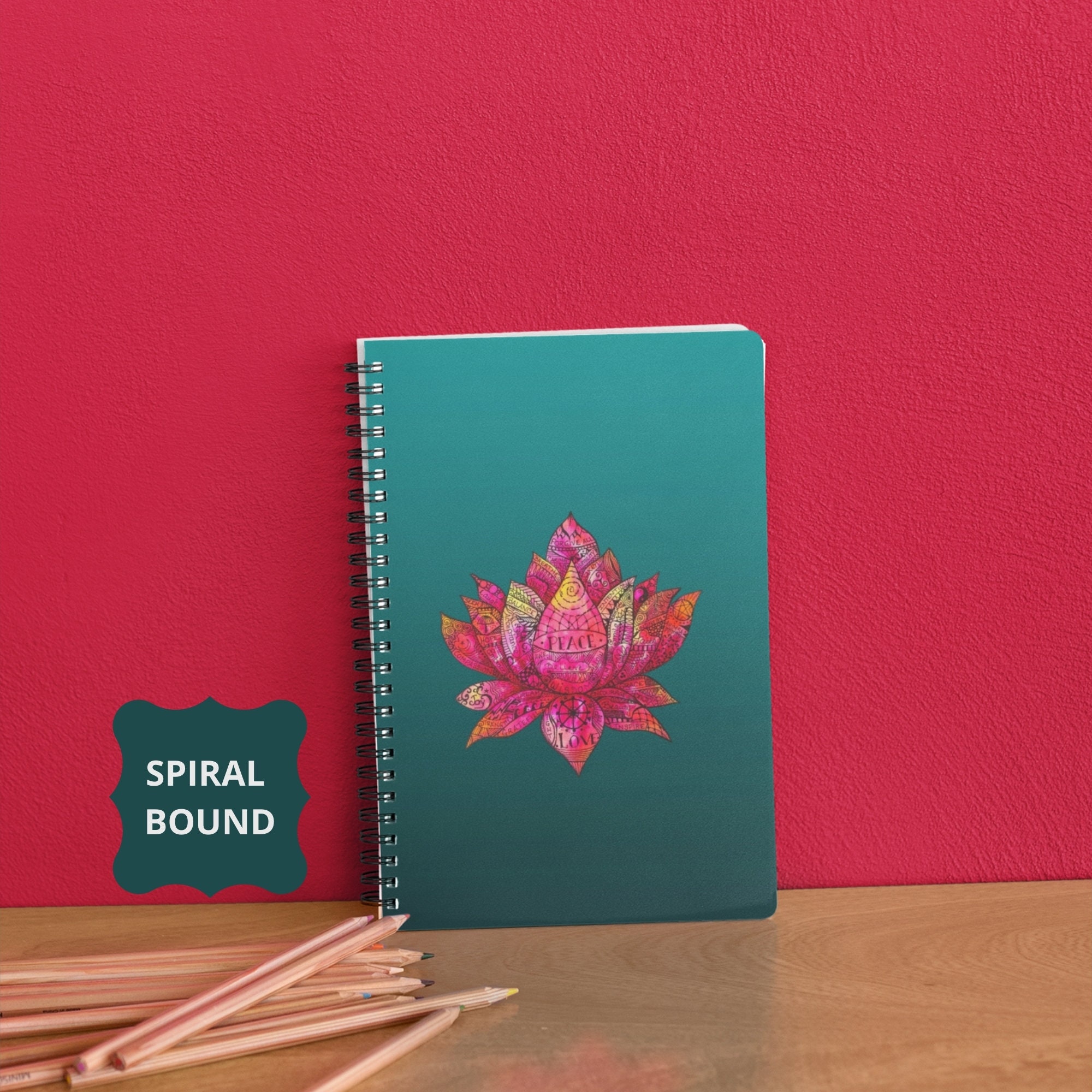 Dream Journal Red Lotus Flower Order Today - Etsy