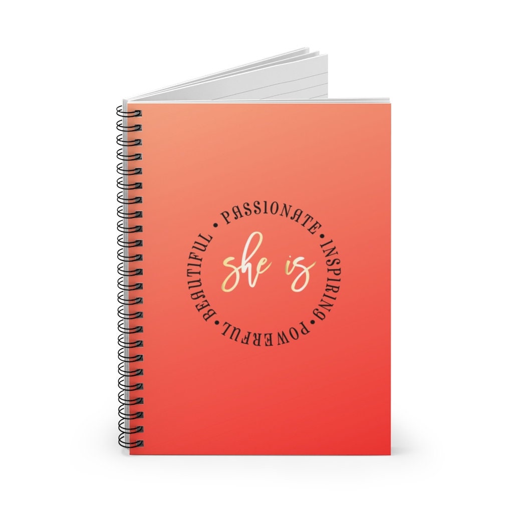 Woman Empowerment Affirmation Journal She is Order | Etsy