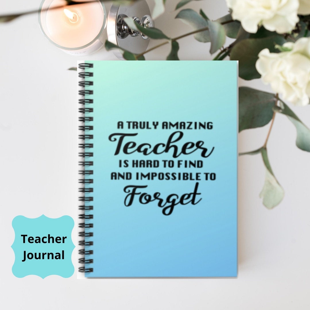 Teacher Notebook Teacher Journal Order Today - Etsy