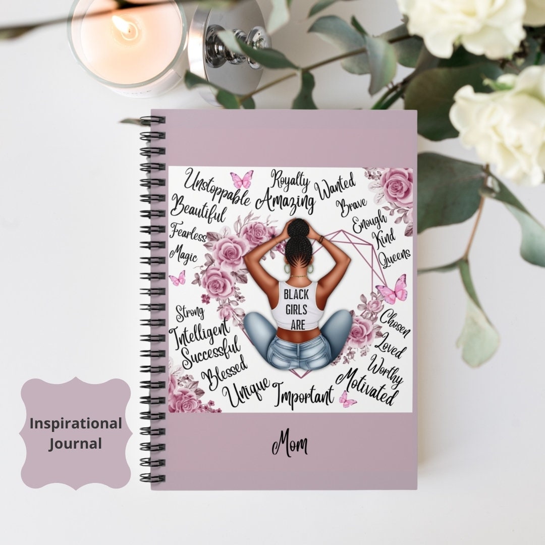 Custom Journal | Black Woman Journal | Black Girls Are | Lined Journal ...