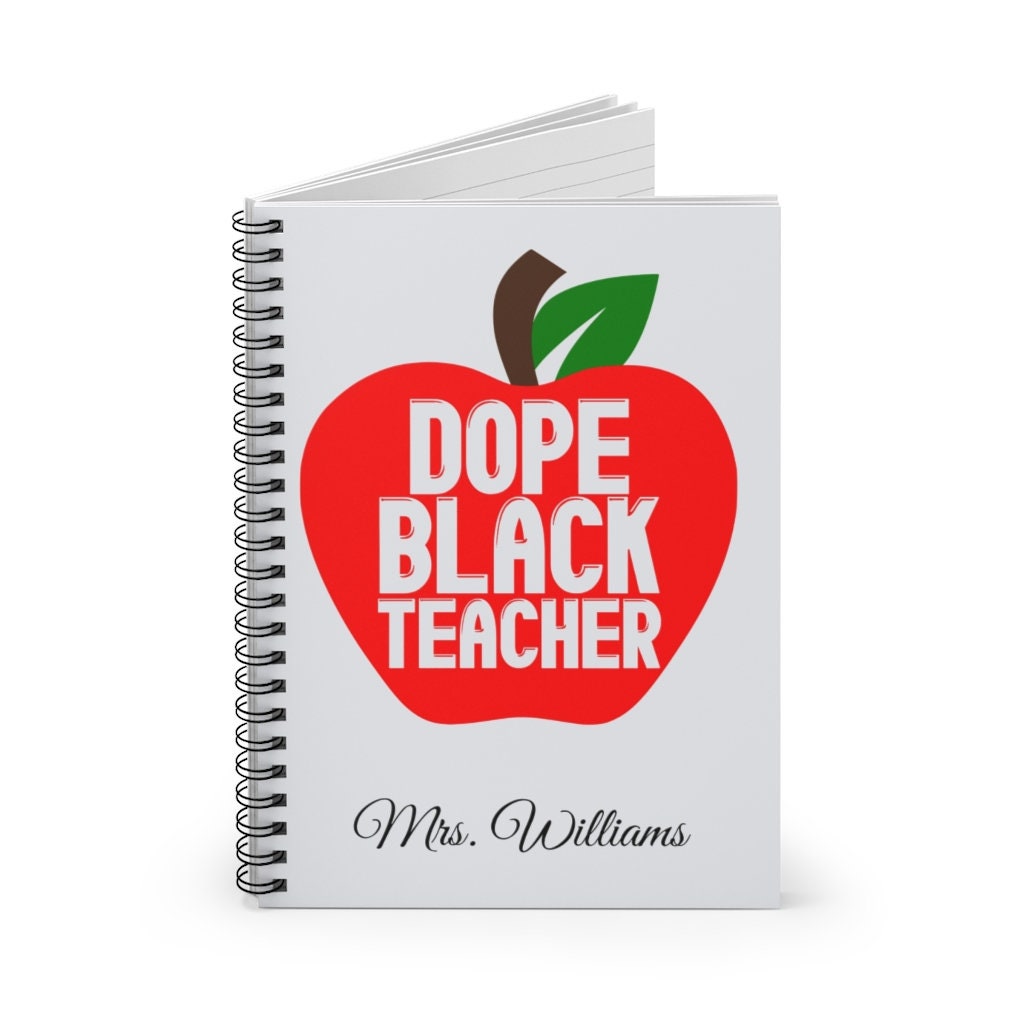 Dope Black Teacher Custom Notebook Order Today - Etsy