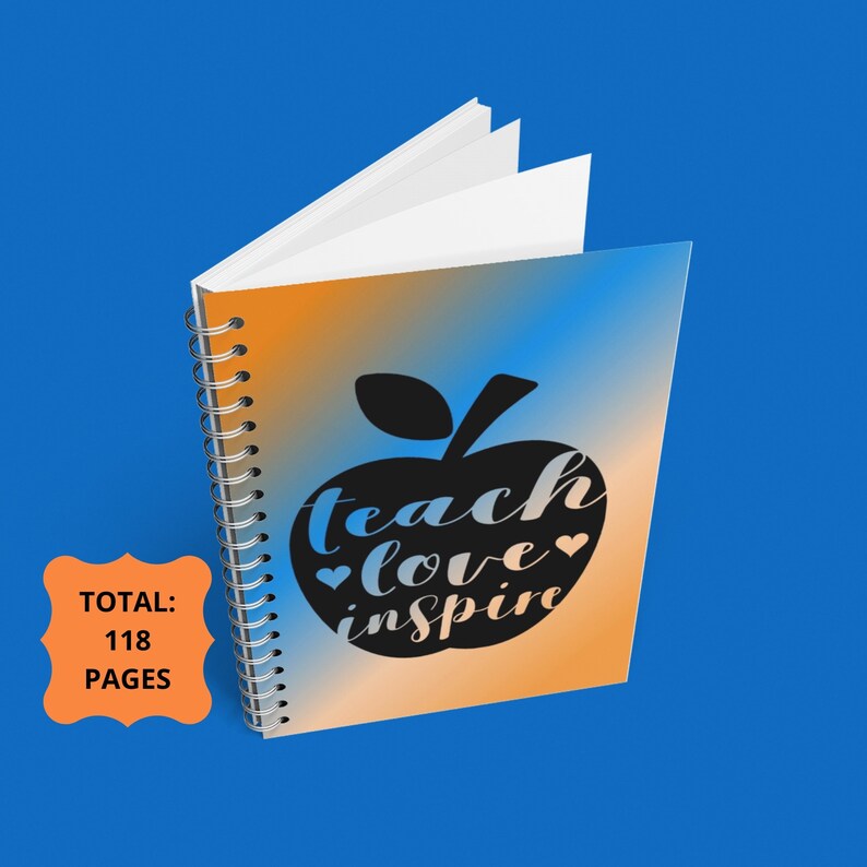 Teacher Notebook | Teach Love Inspire | Order Today! - Etsy