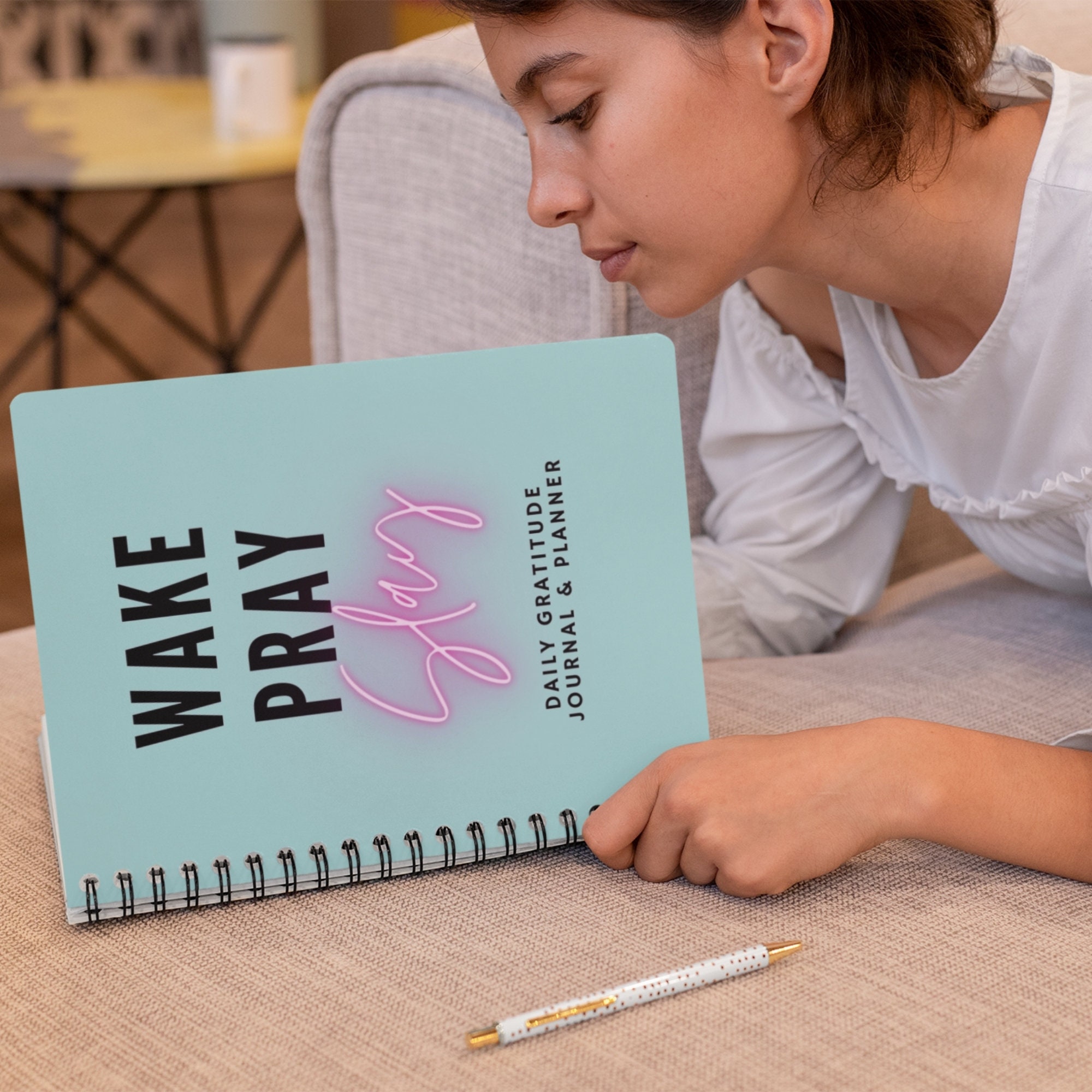 Gratitude Journal & Daily Schedule Wake Pray Slay Order | Etsy