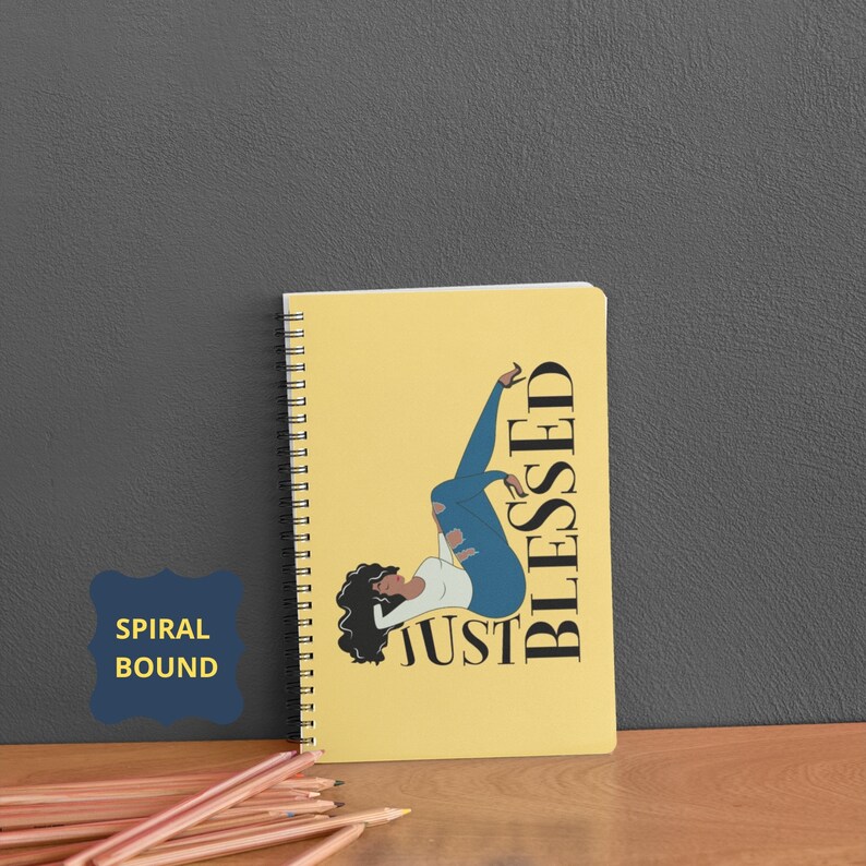 Black Woman Journal Just Blessed Order Today - Etsy