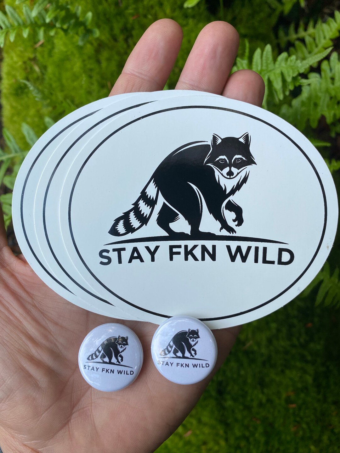 Stay Fkn Wild Sticker/button/magnet Pack - Etsy