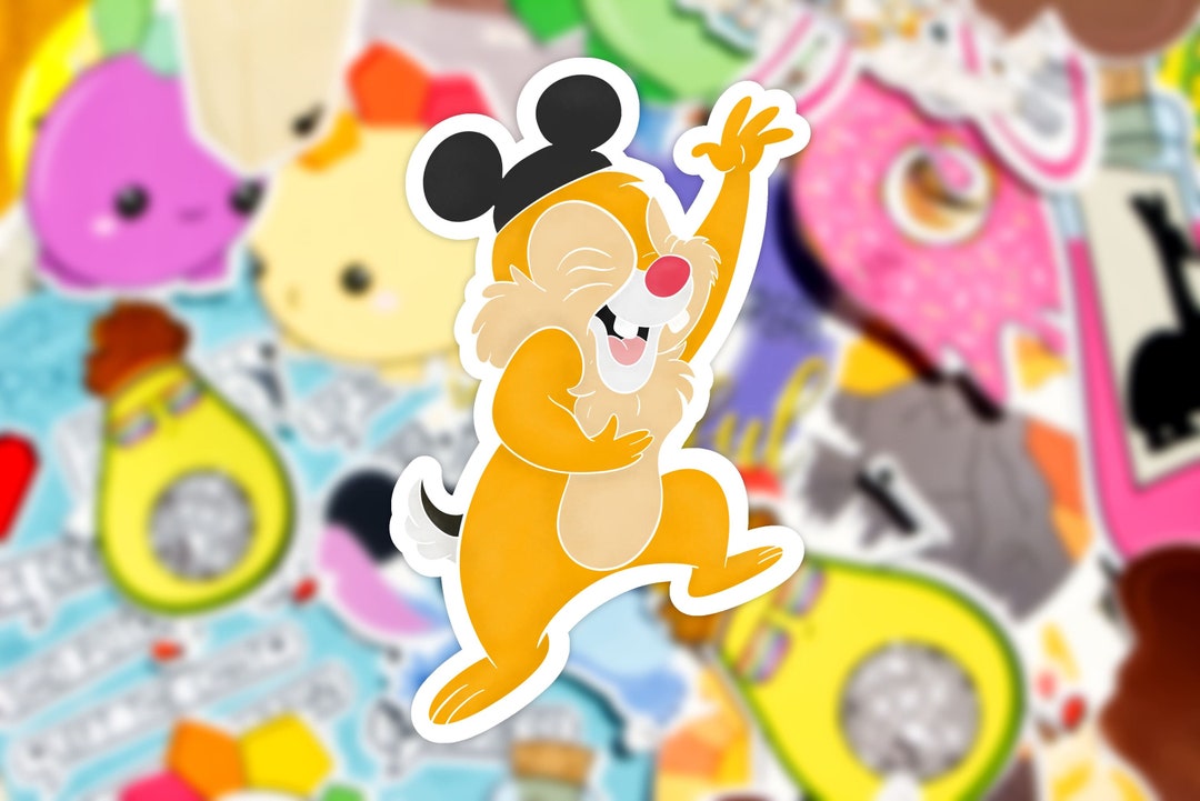 Disney Rescue Rangers Dale Sticker Vinyl Die Cut Decal Adorable Chip 'n ...