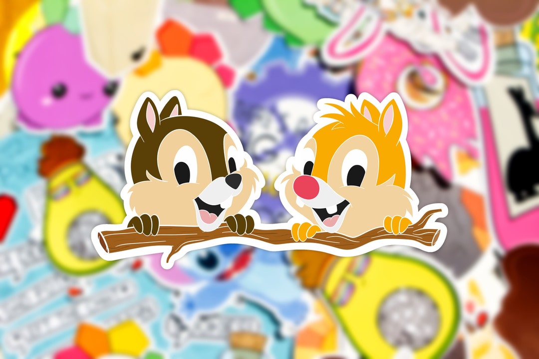 Chip and Dale Double Trouble Sticker Cute Disney Rescue Rangers ...