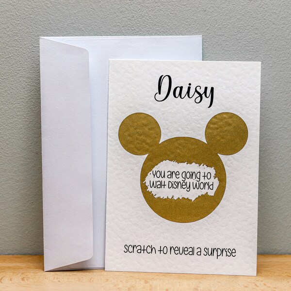 Disneyworld Birthday Card - Etsy UK