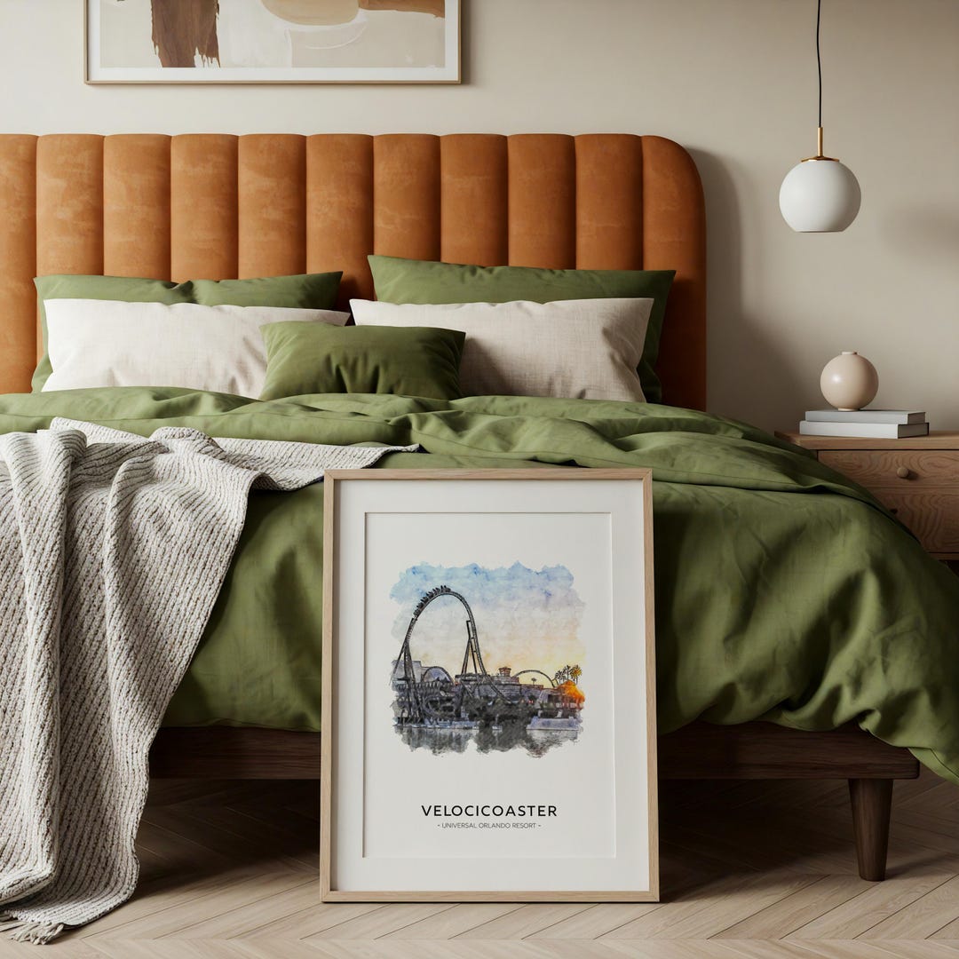 Velocicoaster, Universal Orlando Resort Theme Park Print A3|A4|A5|A6 - Etsy