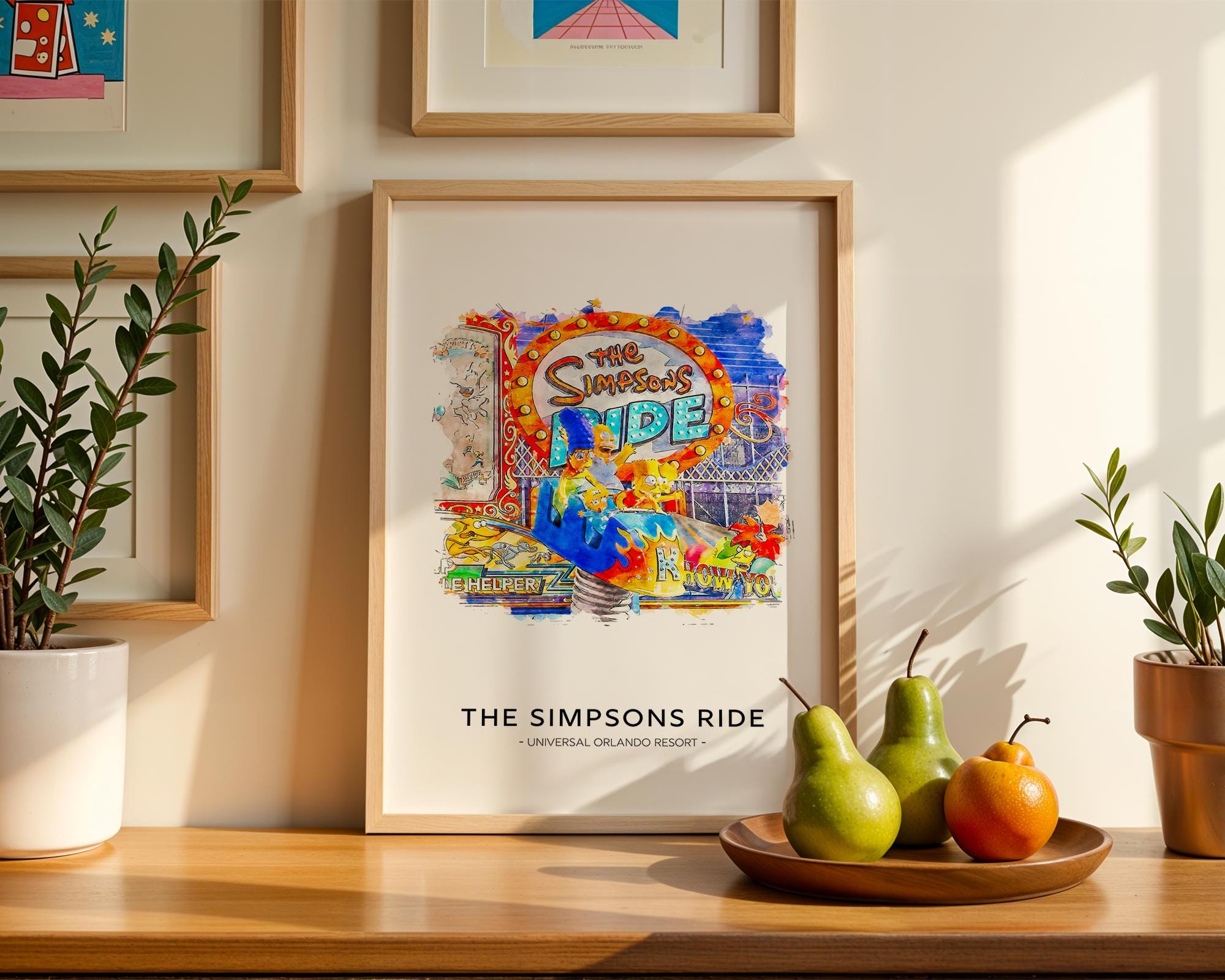 The Simpsons Ride Poster