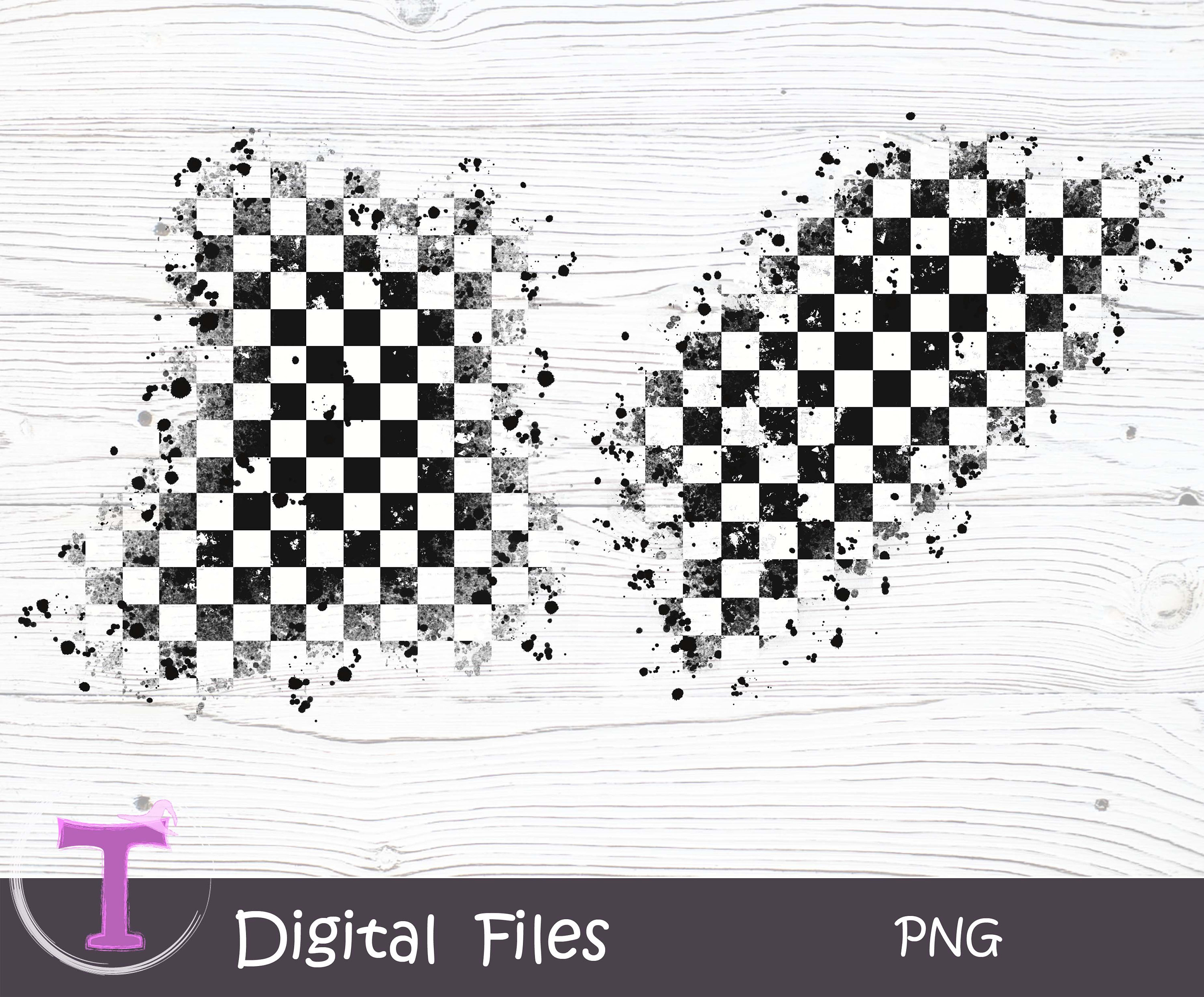 Checkered Patches, Bleached Checkered, Distressed Checkered, Checker ...