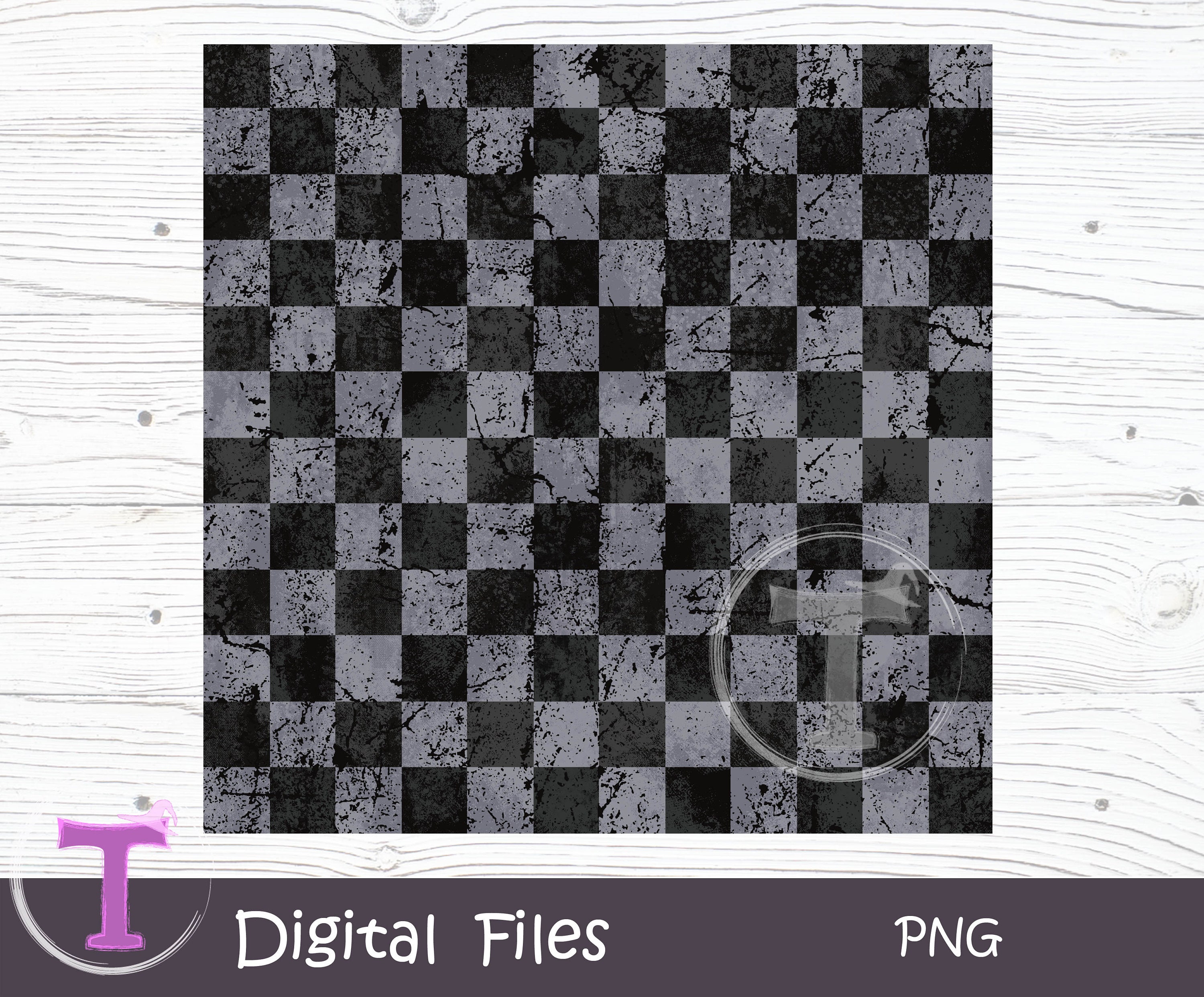 Checkered Seamless Pattern, Checker Digital Paper, Rustic Checker ...