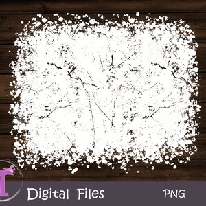 White Bleach Effect Bundle, Splatter Backgrounds, Bleached Effect Png ...
