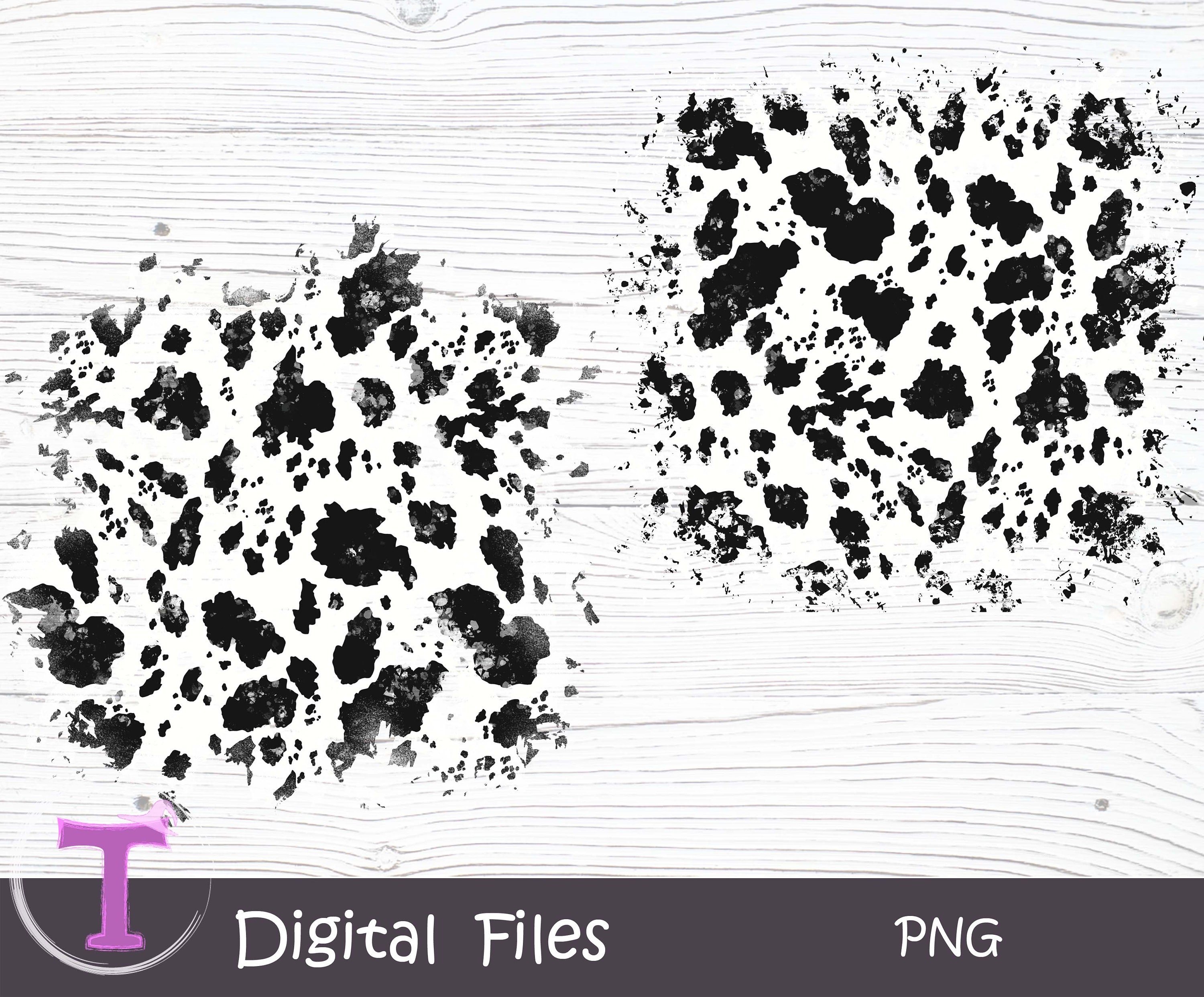 Distressed Cow Print, Distressed Black Cow Pattern, Cow Patches, Cow ...